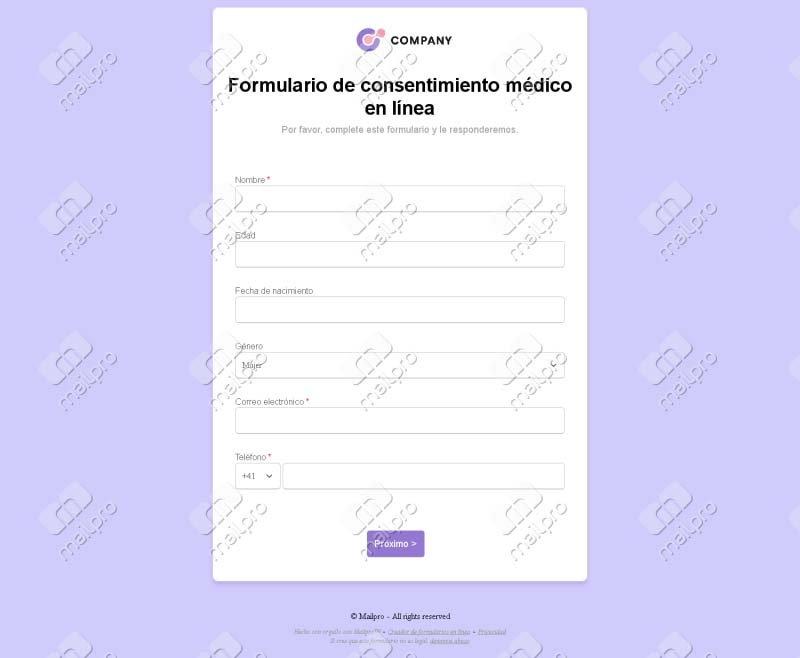 Plantillas de Formularios de Consentimiento, Médicos y Exenciones ...